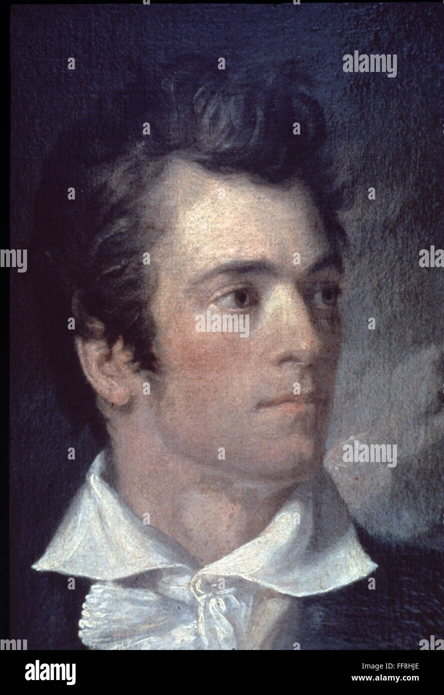 GEORGE CATLIN (1796-1872). /nAmerican artist and author. Self-portrait ...