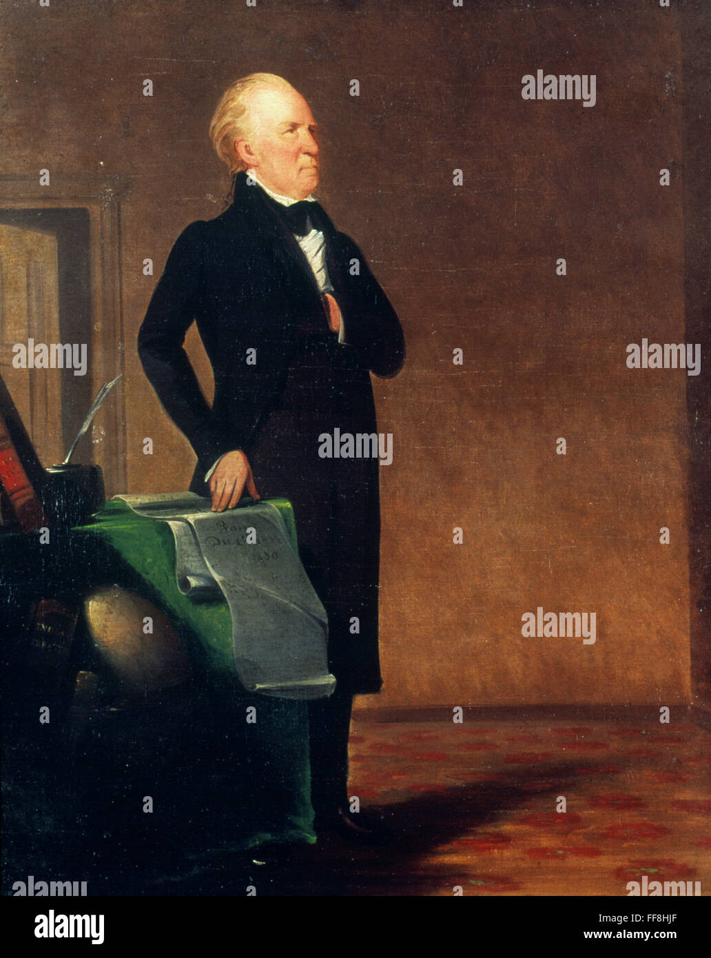 WILLIAM CLARK (1770-1838). /nAmerican soldier and explorer. Oil on ...