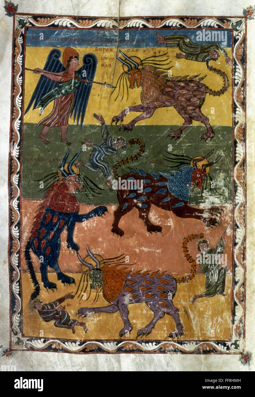 APOCALYPSE. /nFifth Trumpet: Men stung by locusts (Rev. 9:7-12 ...