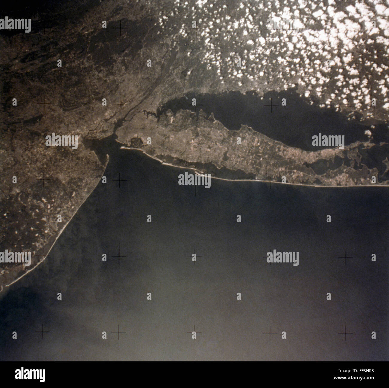 EARTH FROM SPACE: /nNew York City and Long Island Stock Photo - Alamy