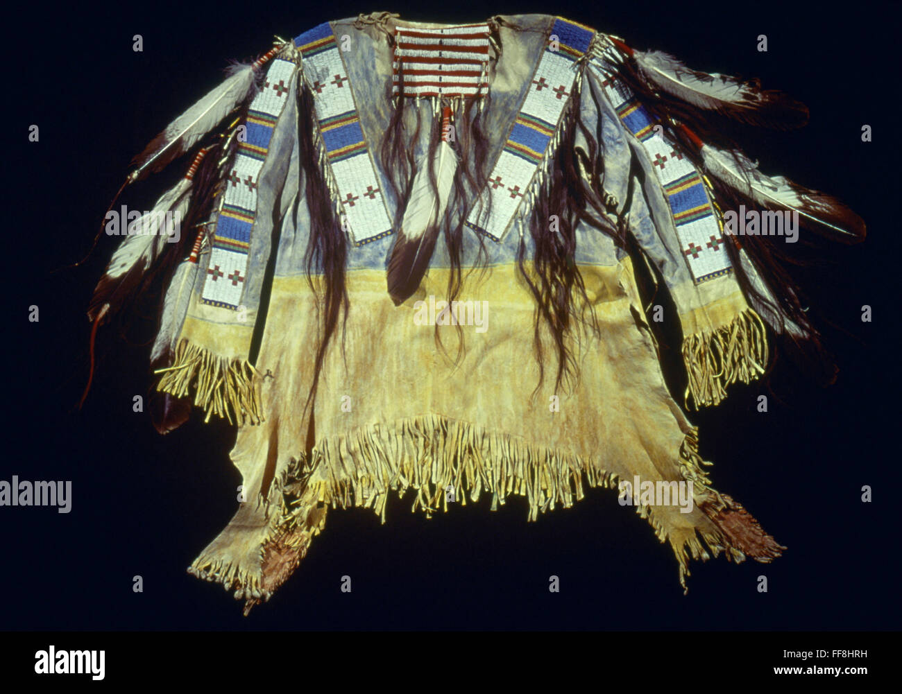SIOUX SCALP SHIRT. /nScalp shirt of Kicking Bear, militant Sioux ...