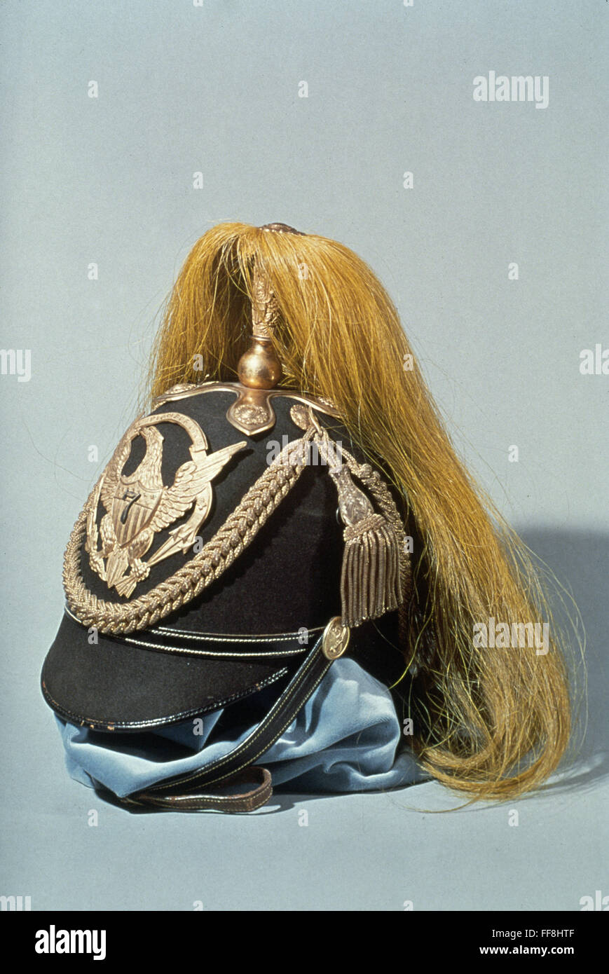 GEORGE A. CUSTER'S HELMET. /nCuster's 7th Cavalry Dress helmet Stock ...