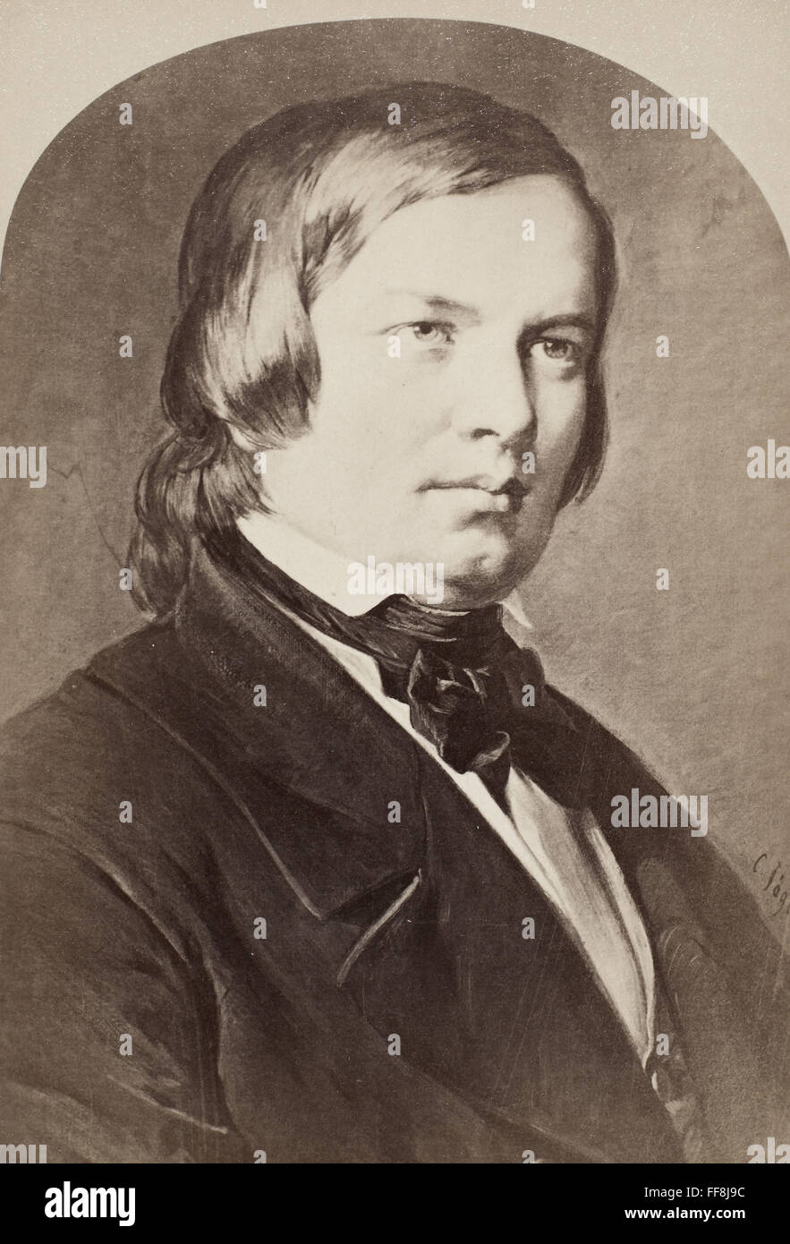 ROBERT SCHUMANN /n(1810-1856). German composer. Cabinet photograph ...