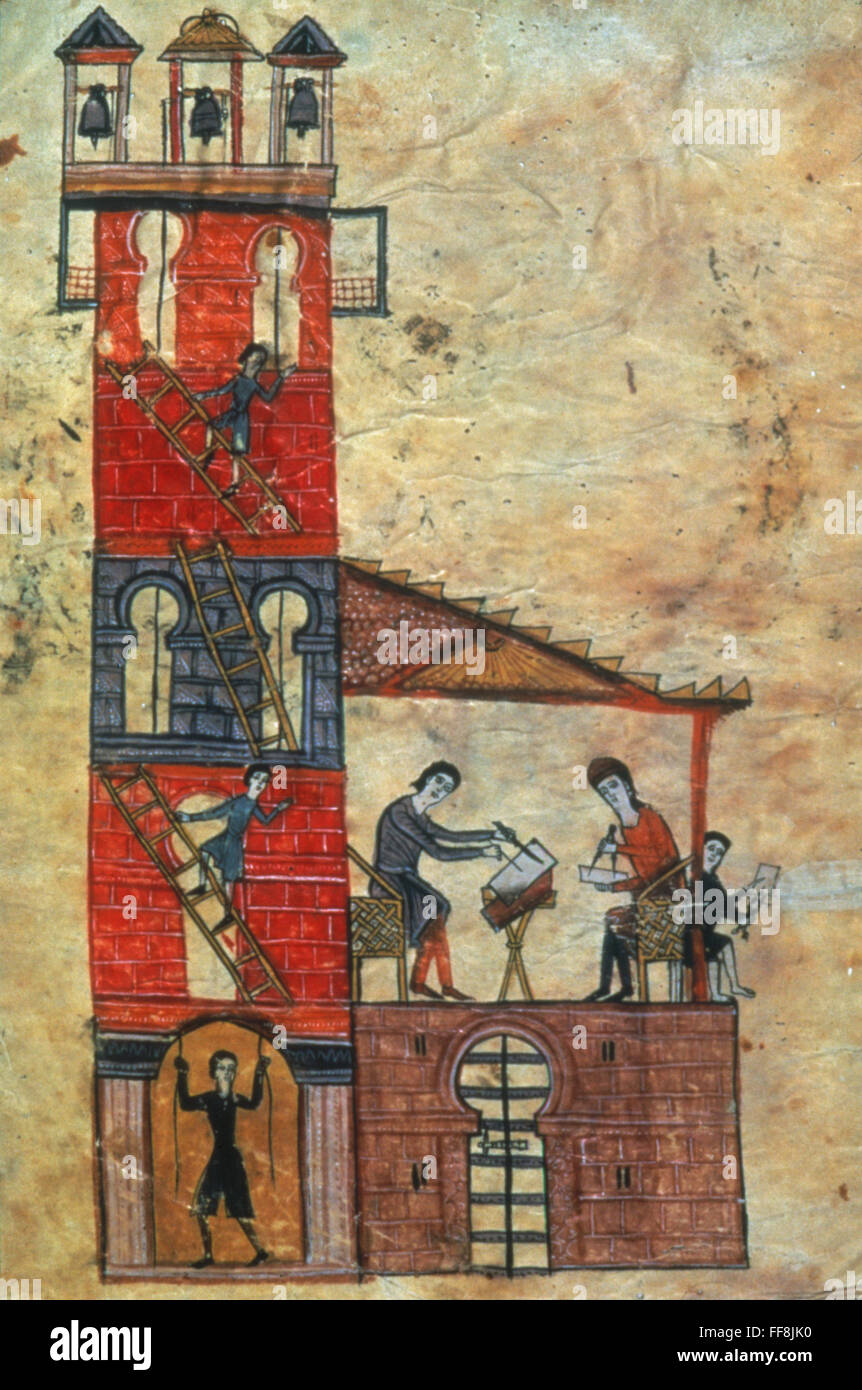 SCRIPTORIUM, 1220. /nScriptorium in the tower of Monastery of Tavara ...