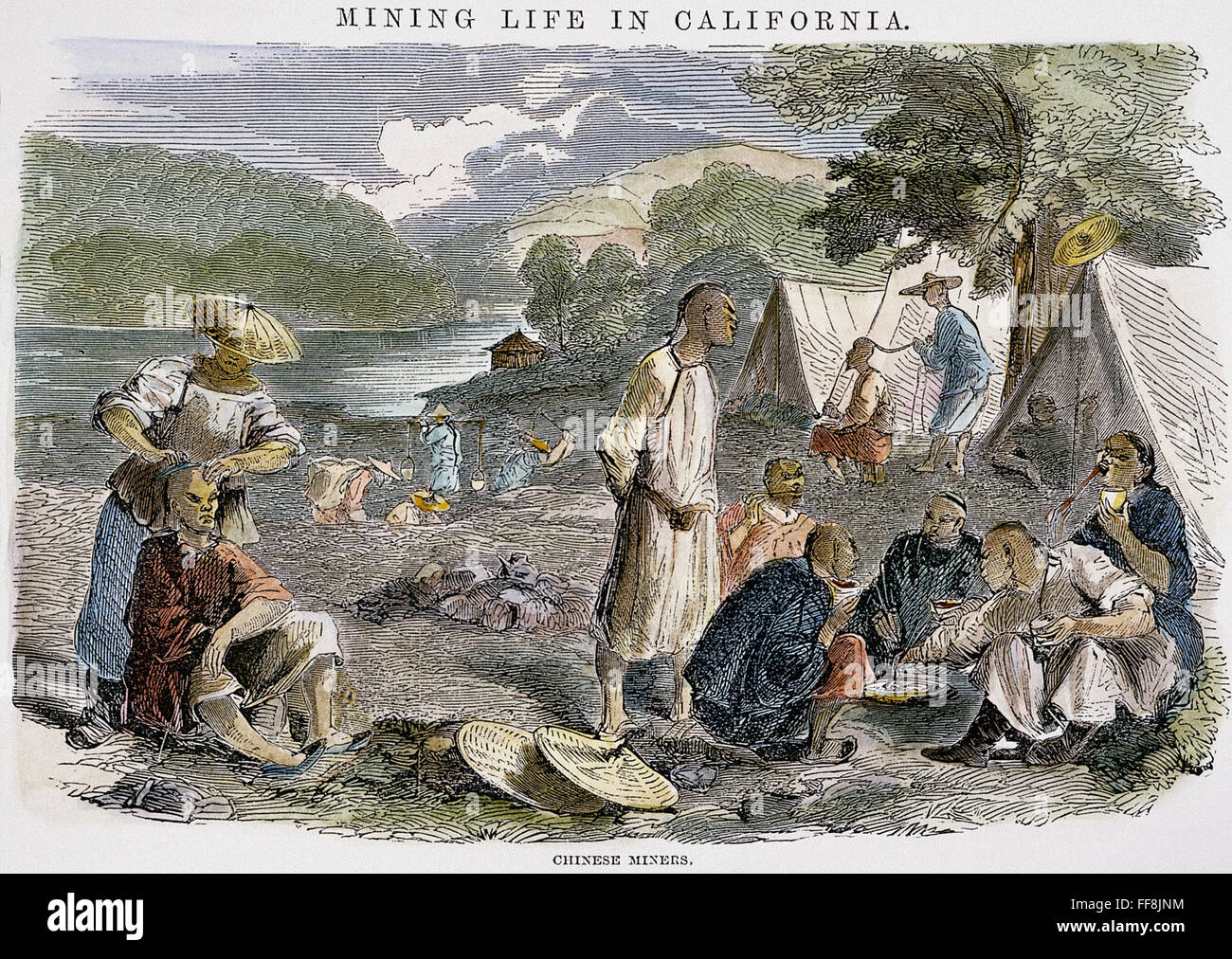 California gold rush chinese miner hi-res stock photography and images ...