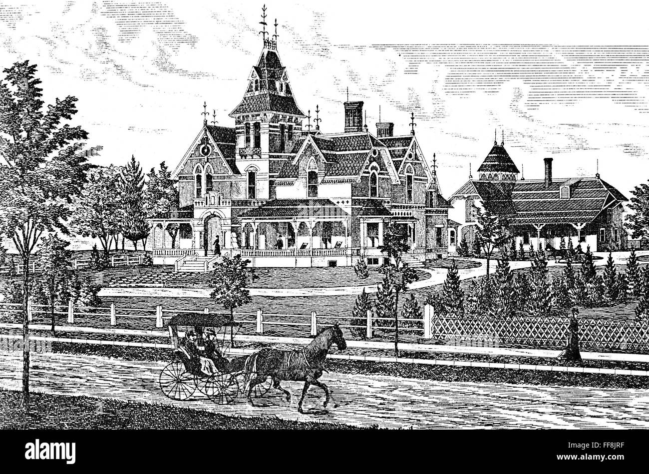 SPRINGFIELD: RIVERVIEW. /n'Riverview,' the O.H. Greenleaf residence in ...
