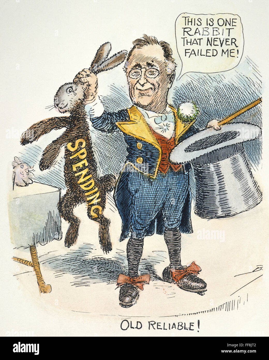 Fdr cartoon hi-res stock photography and images - Alamy