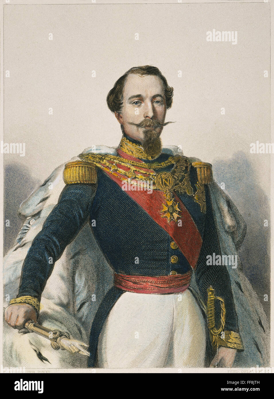 NAPOLEON III (1808-1873). /nEmperor of France, 1852-1870. Steel ...