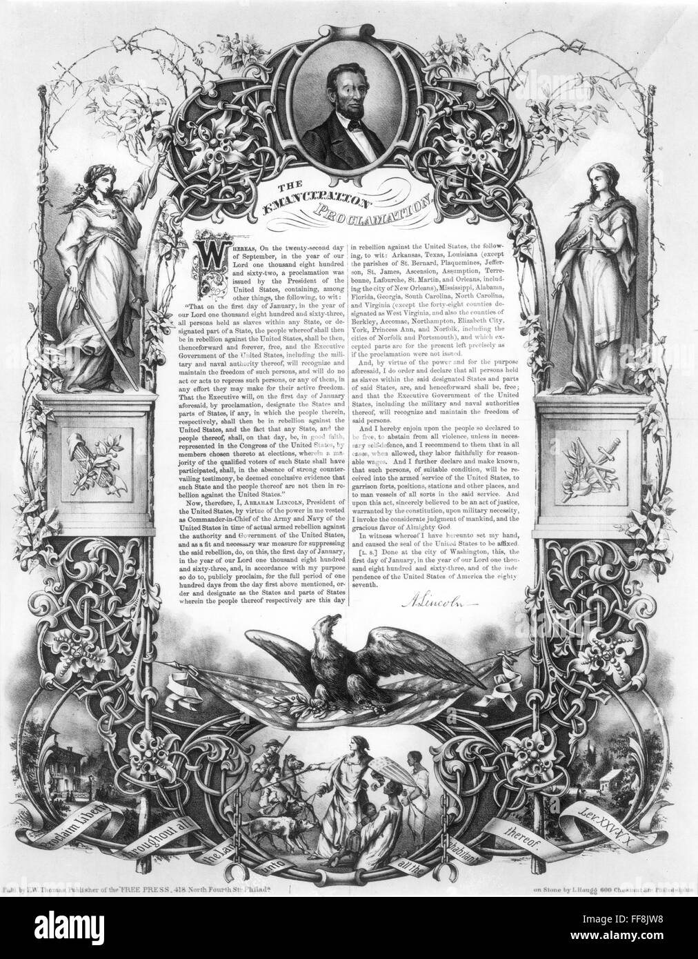 1860s lithograph hi-res stock photography and images - Alamy