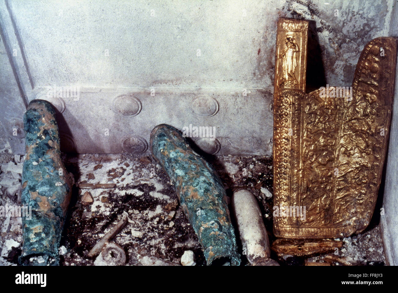 PHILIP II TOMB. /nAntechamber of tomb of King Philip II of Macedonia ...