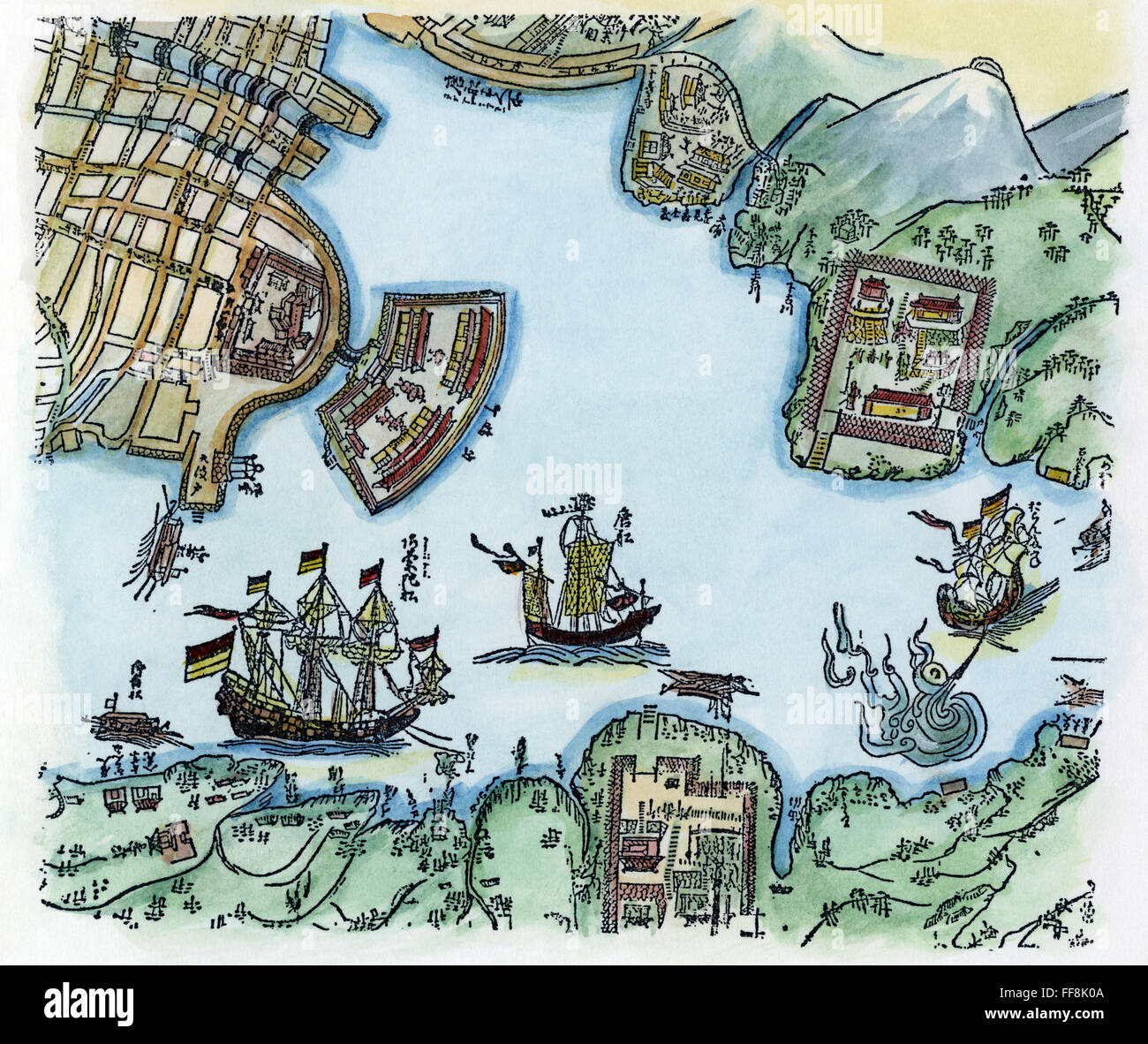 Japanese map hi-res stock photography and images - Alamy