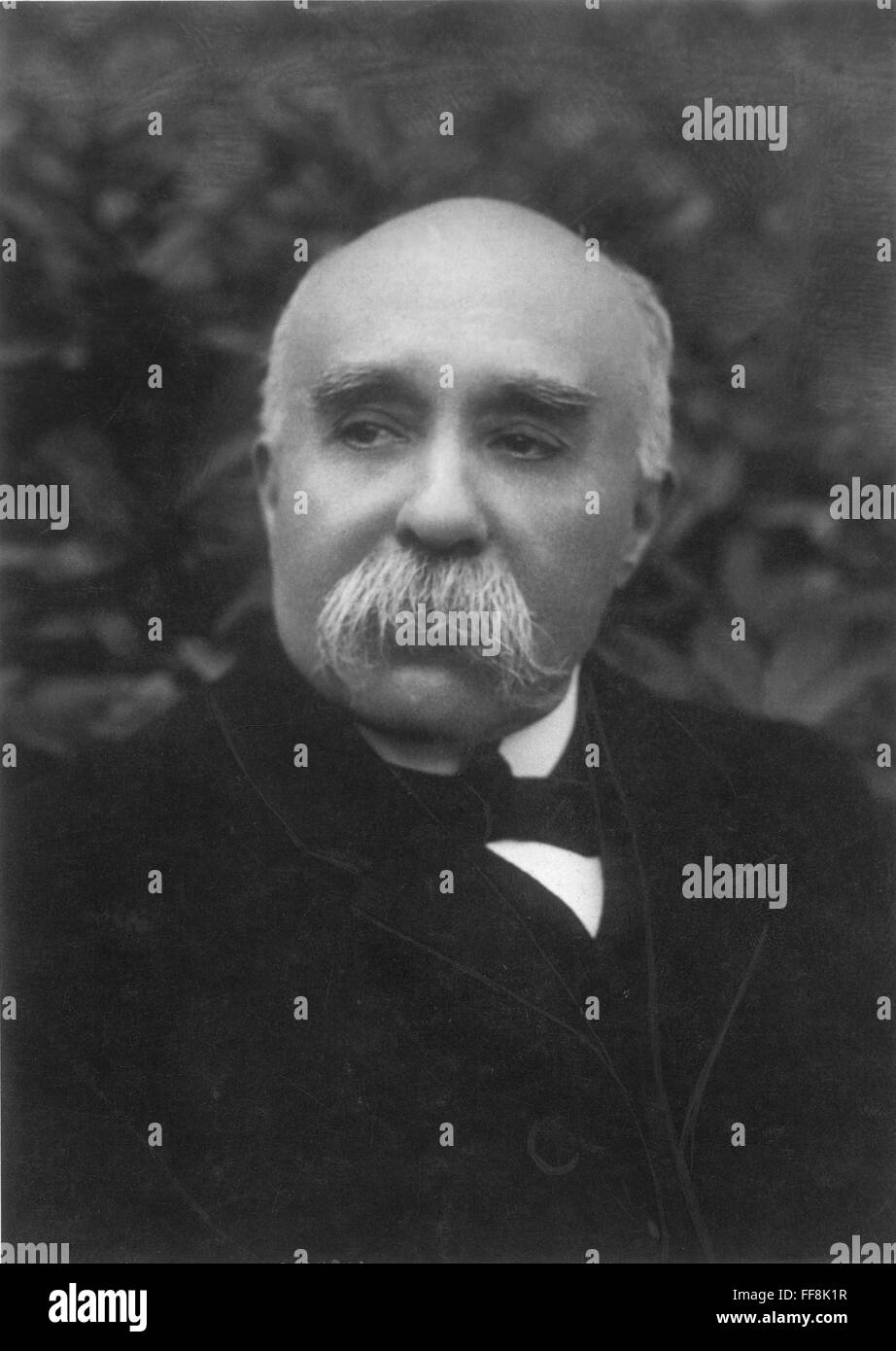 GEORGES CLEMENCEAU/n(1841-1929). French statesman. Photographed in 1916 ...
