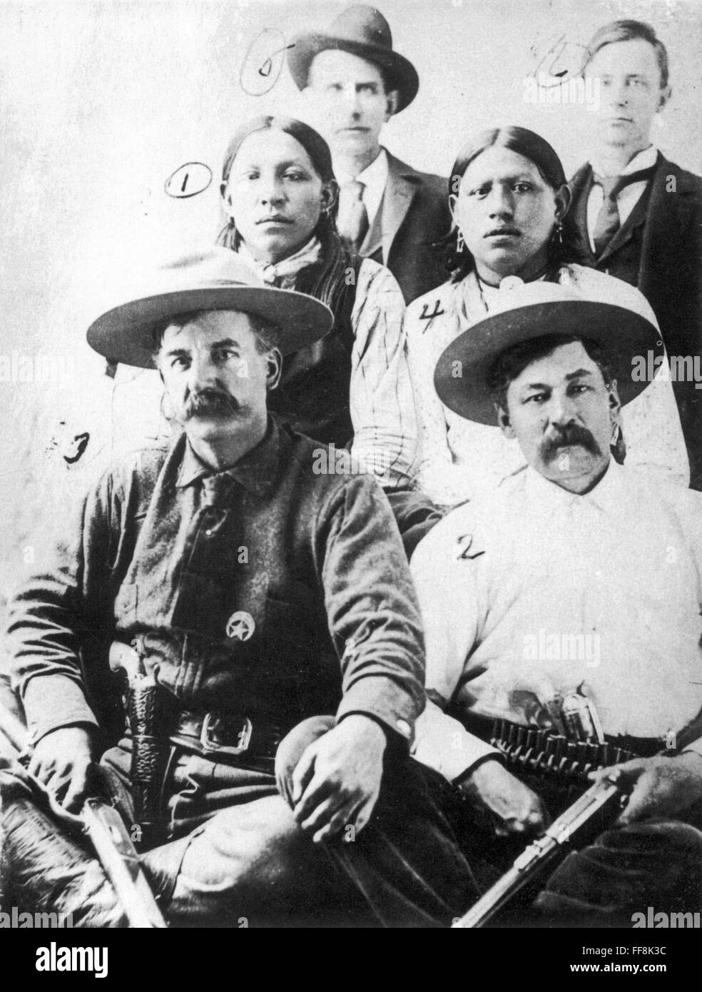 HECK THOMAS (1850-1912). /nAmerican lawman. Deputy U.S. Marshal Thomas ...