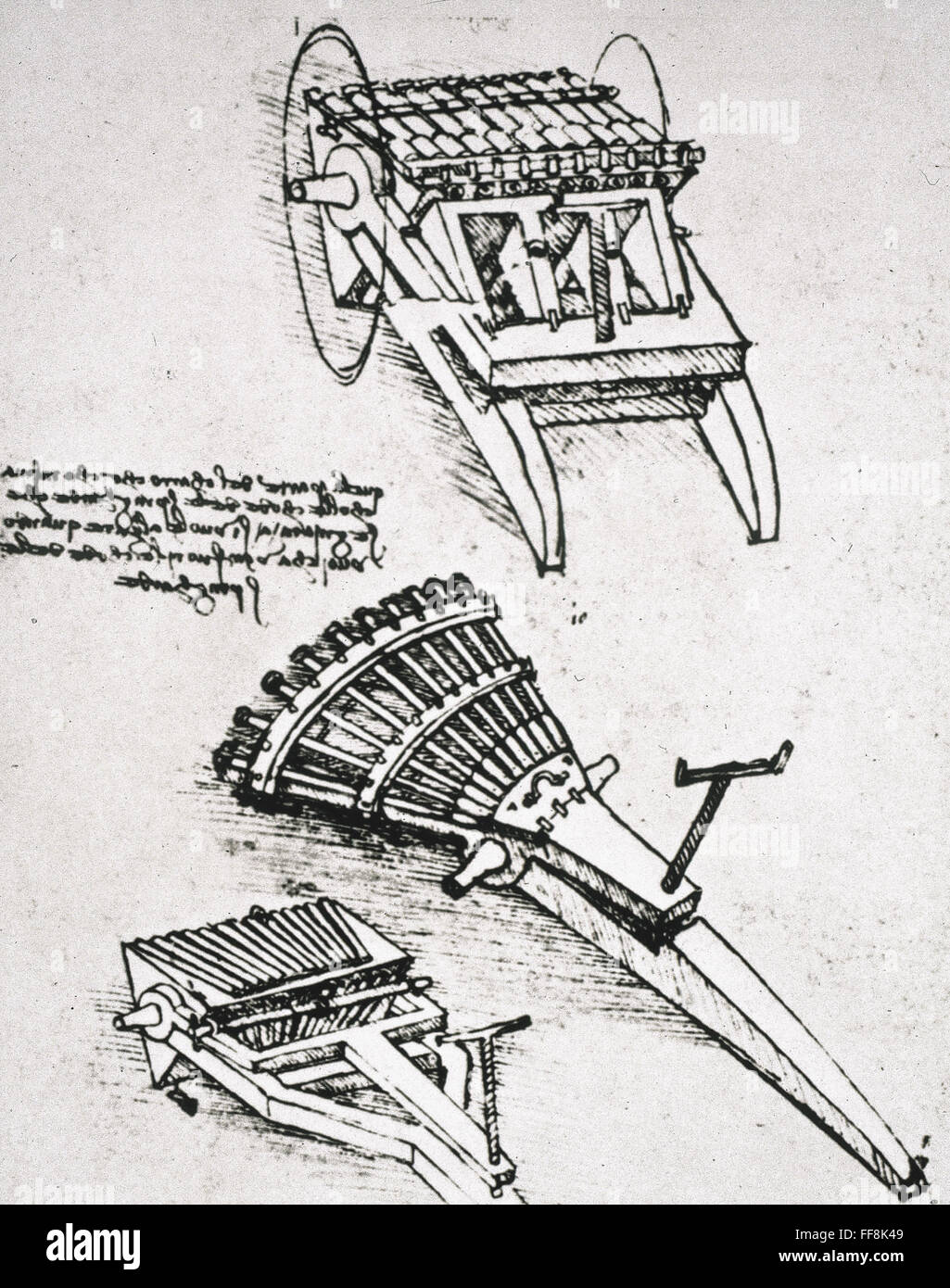 Leonardo da vinci machine gun hi-res stock photography and images - Alamy