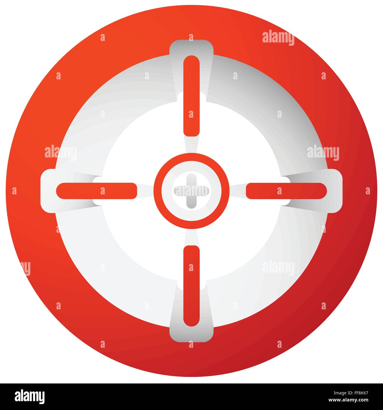 Target mark cross hair reticle isolated hi-res stock photography and images - Alamy