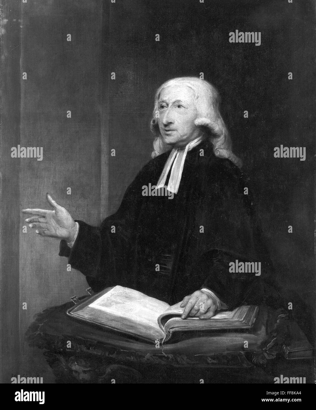 JOHN WESLEY (1703-1791). /nEnglish theologian and founder of Methodism ...