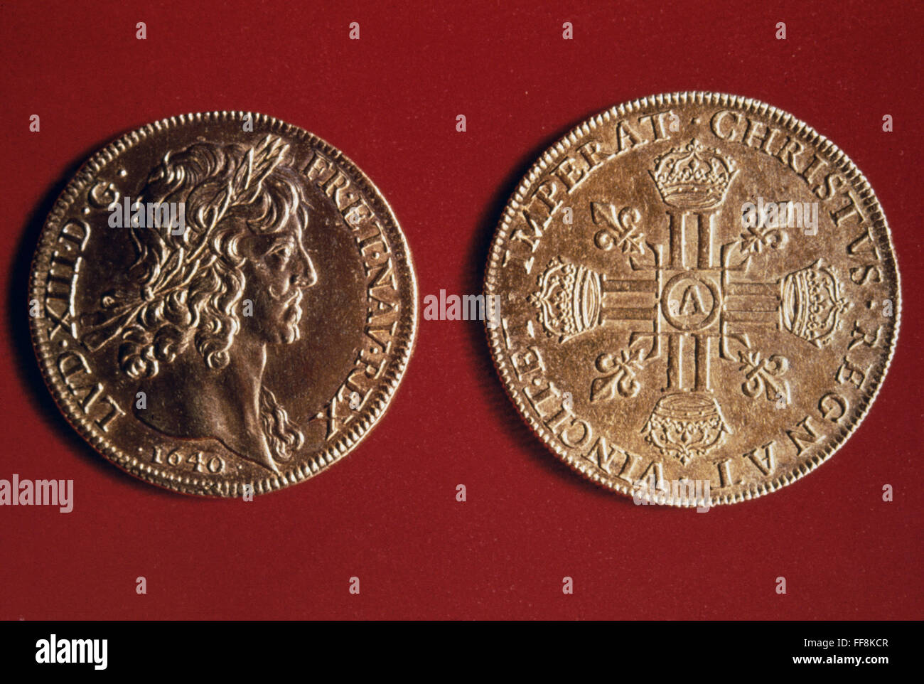 LOUIS XIII: COIN. /nGold 10 louis coins of the reign of King Louis XIII ...