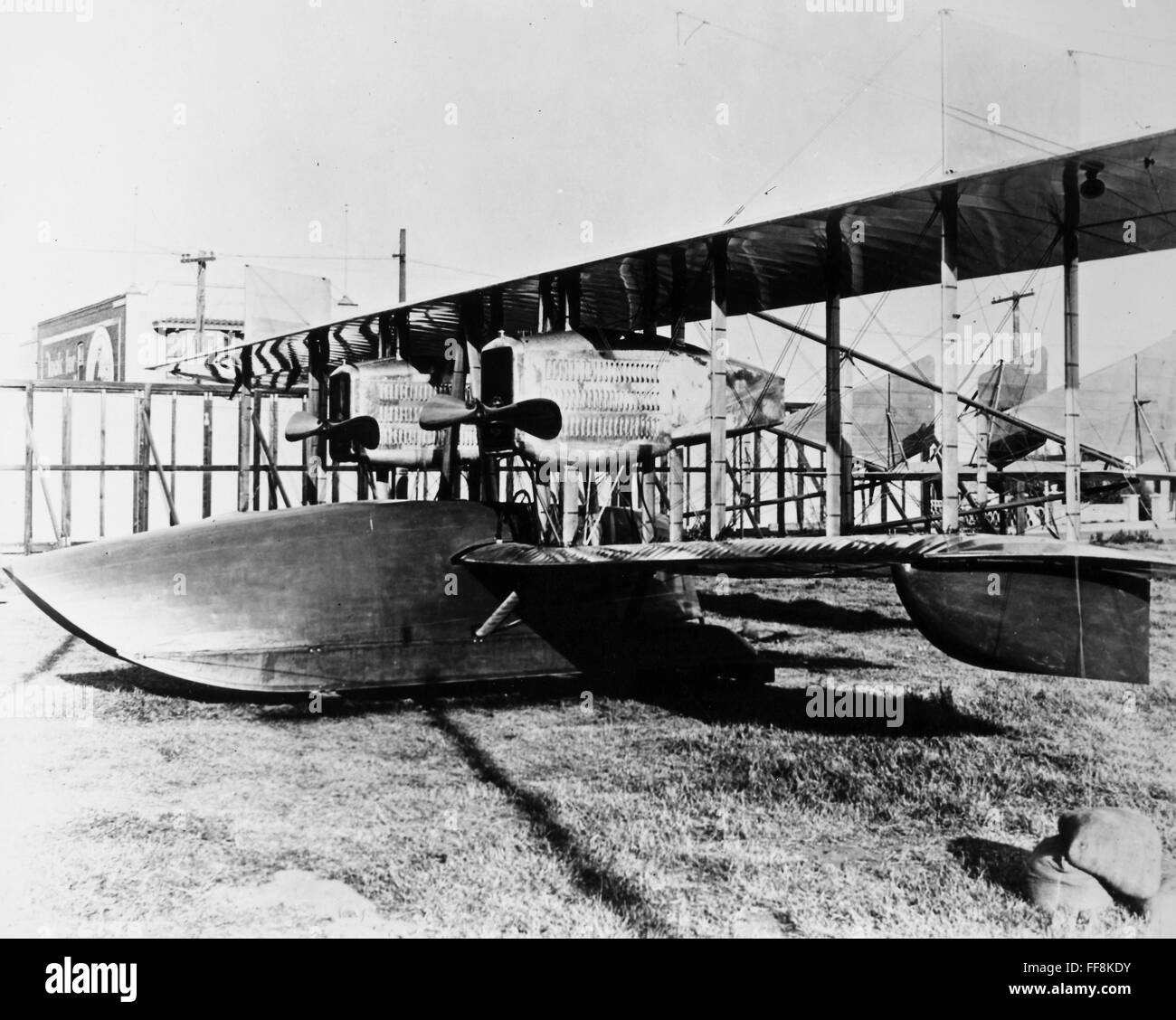LOCKHEED SEAPLANE, 1916. /nThe first Lockheed airplane, the F-1 flying ...