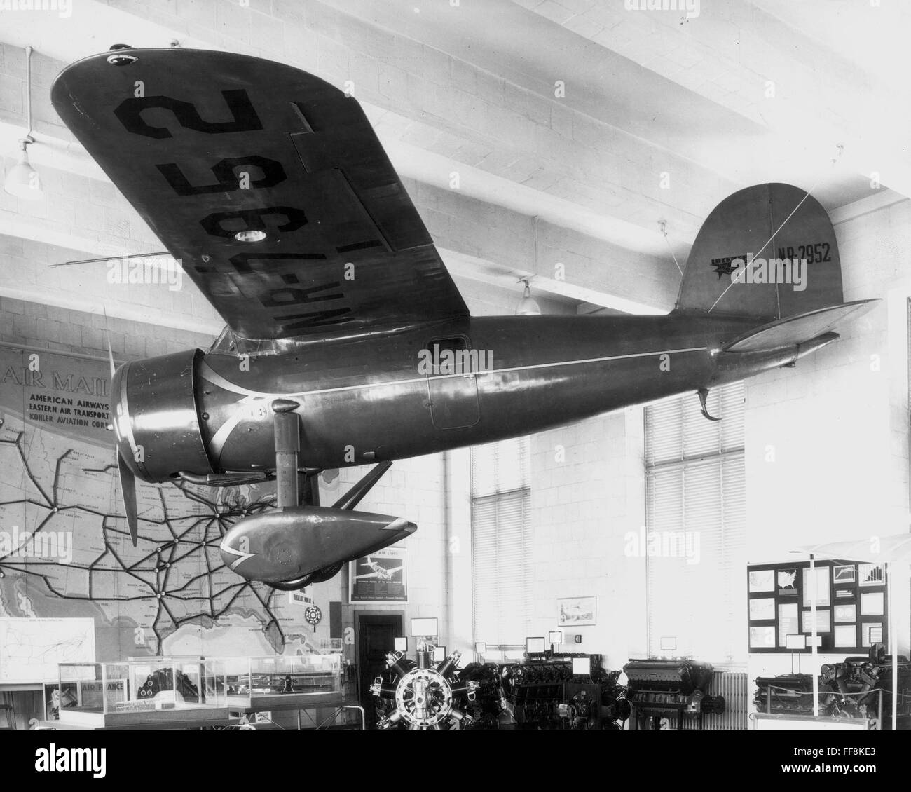 AMELIA EARHART: PLANE 1932. /nThe Lockheed Vega flown by Amelia Earhart ...