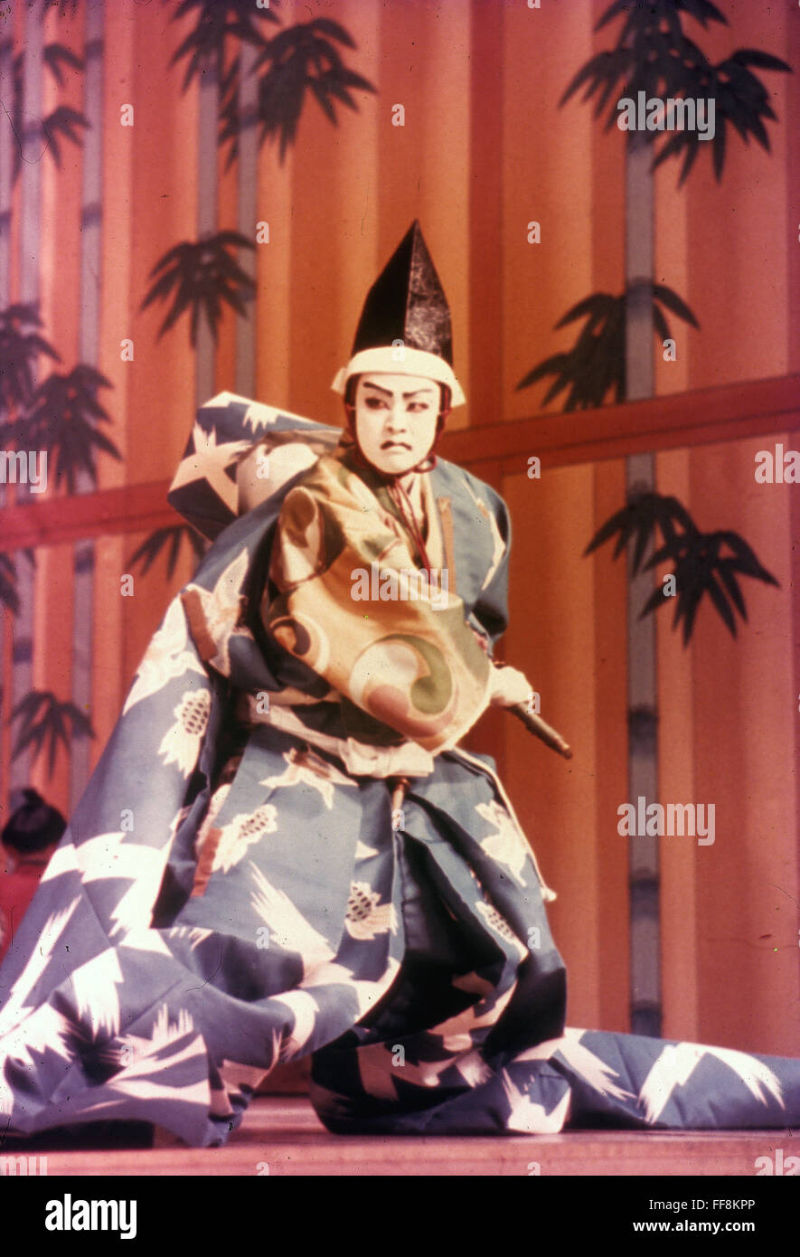 JAPANESE KABUKI ACTOR /nin performance Stock Photo - Alamy