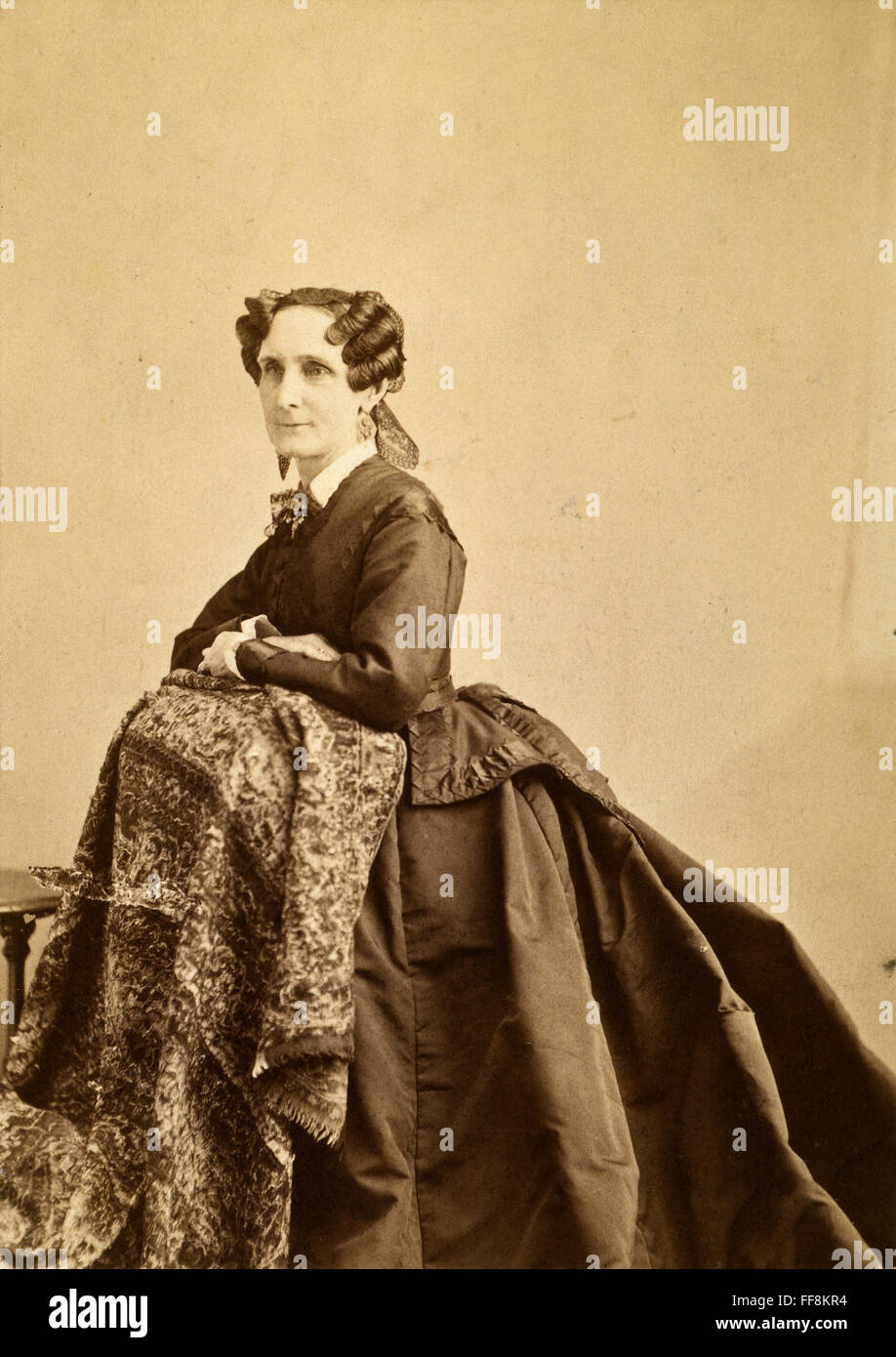 MARY BAKER EDDY (1821-1910). /nAmerican founder of the Christian Science Church. Cabinet ...