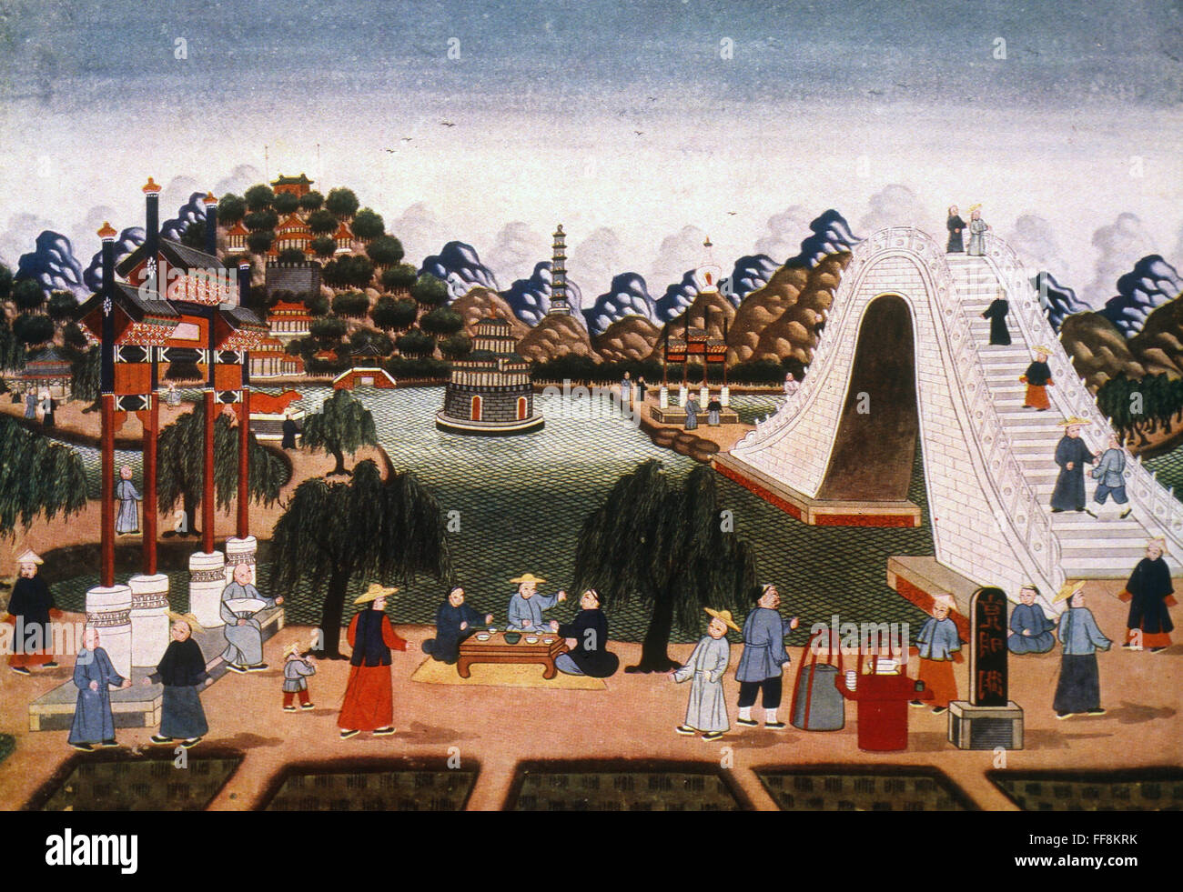 PEKING: SUMMER PALACE. /nSummer Palace at Peking, China. Chinese ...