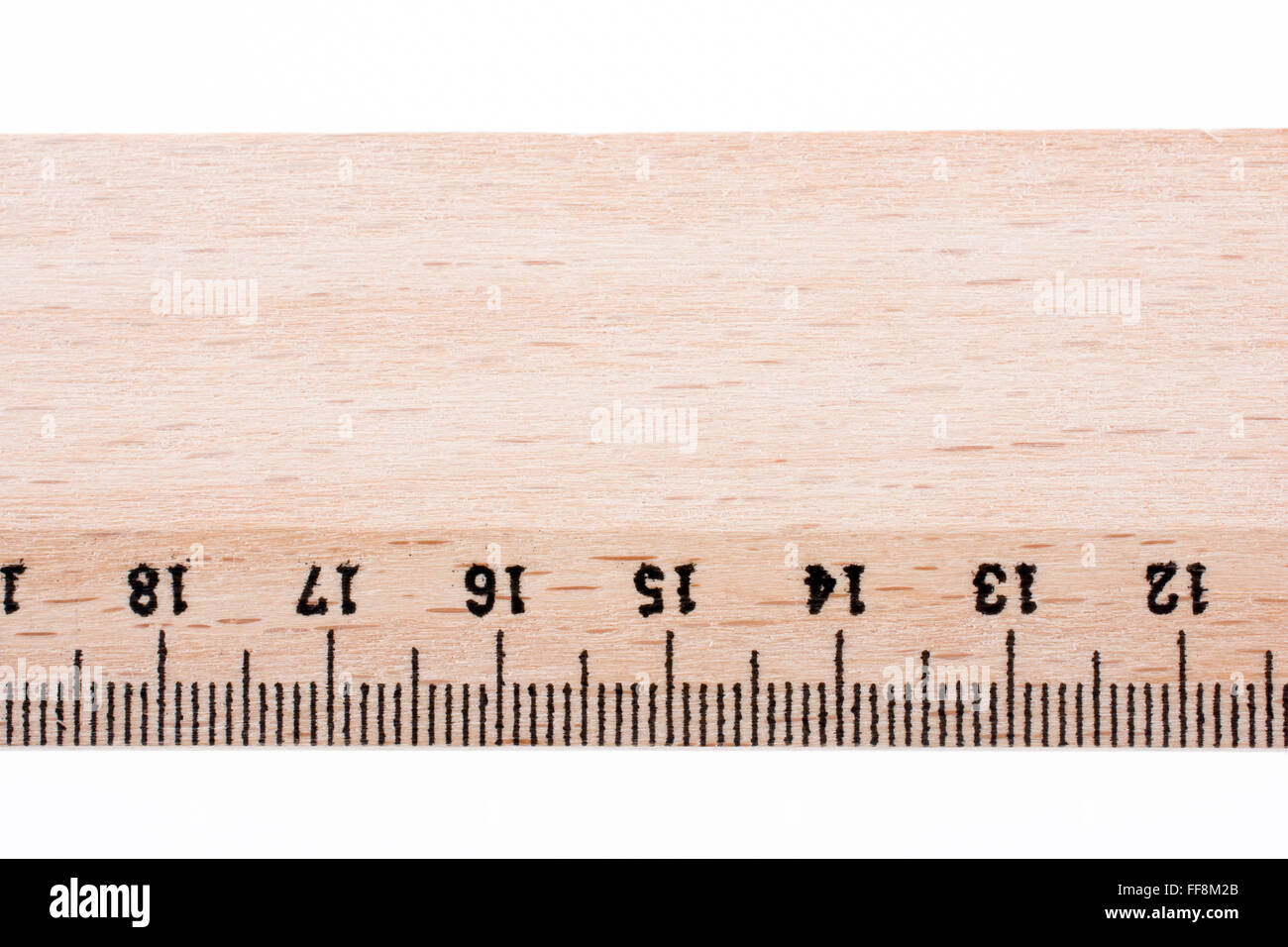 Notebook ruler on white background Stock Photo - Alamy