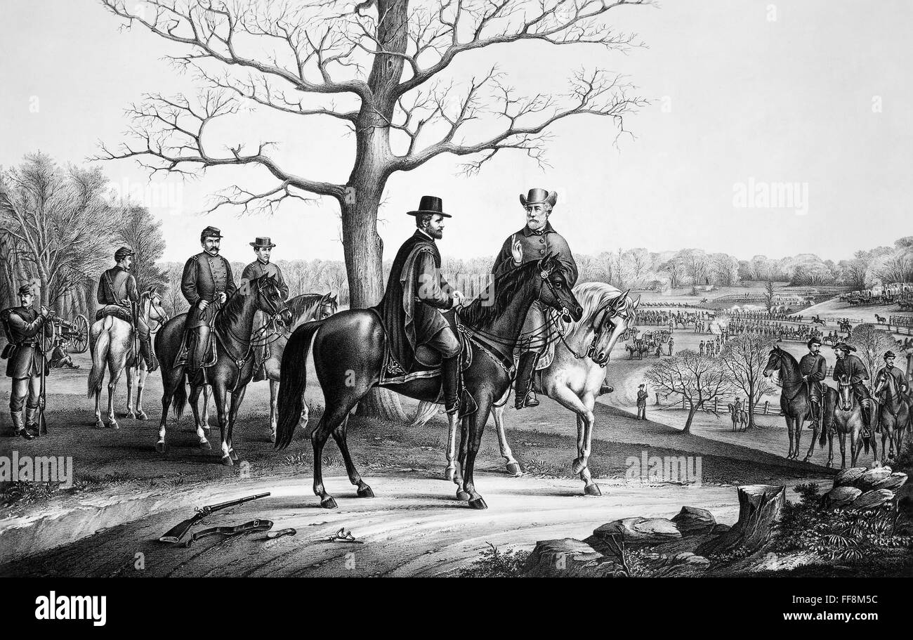 Robert e lee surrender hi-res stock photography and images - Alamy