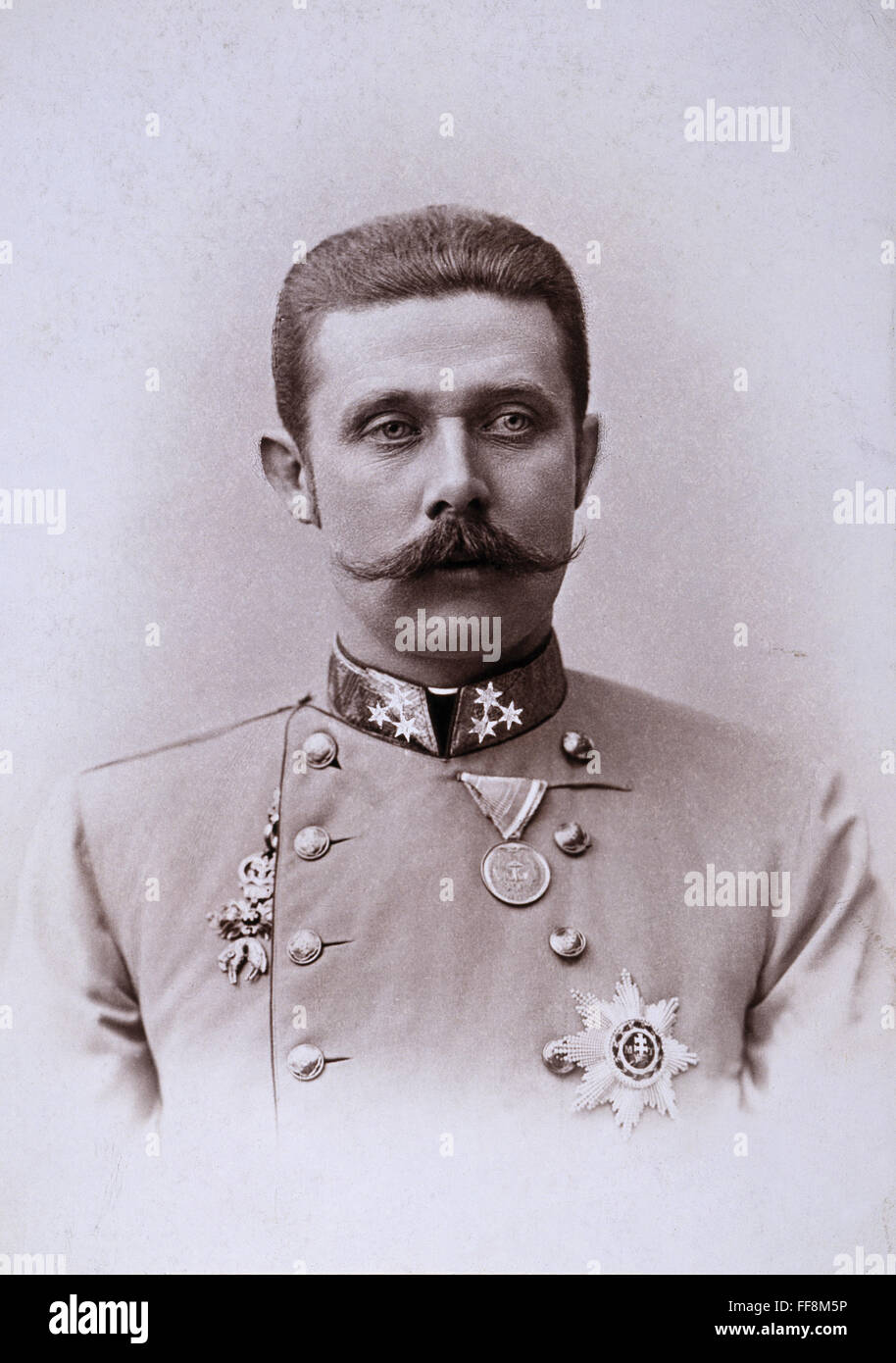 FRANZ FERDINAND /n(1863-1914). The Archduke of Austria: photographed in ...