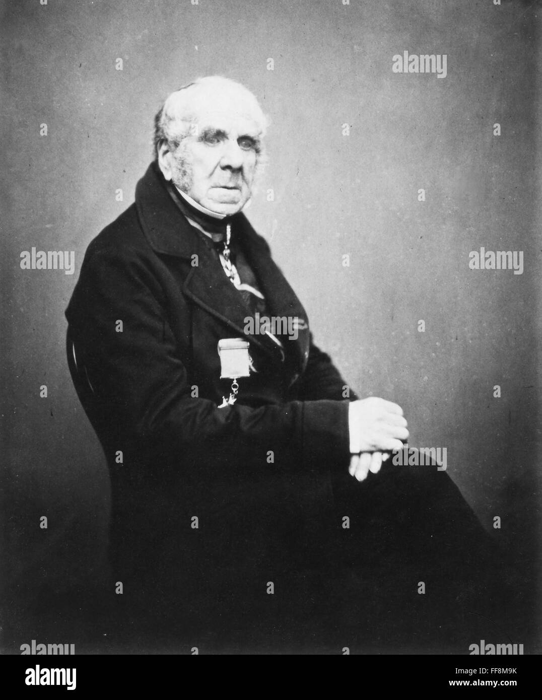 SIR JOHN ROSS (1777-1856). /nEnglish explorer. Photographed in 1855 ...