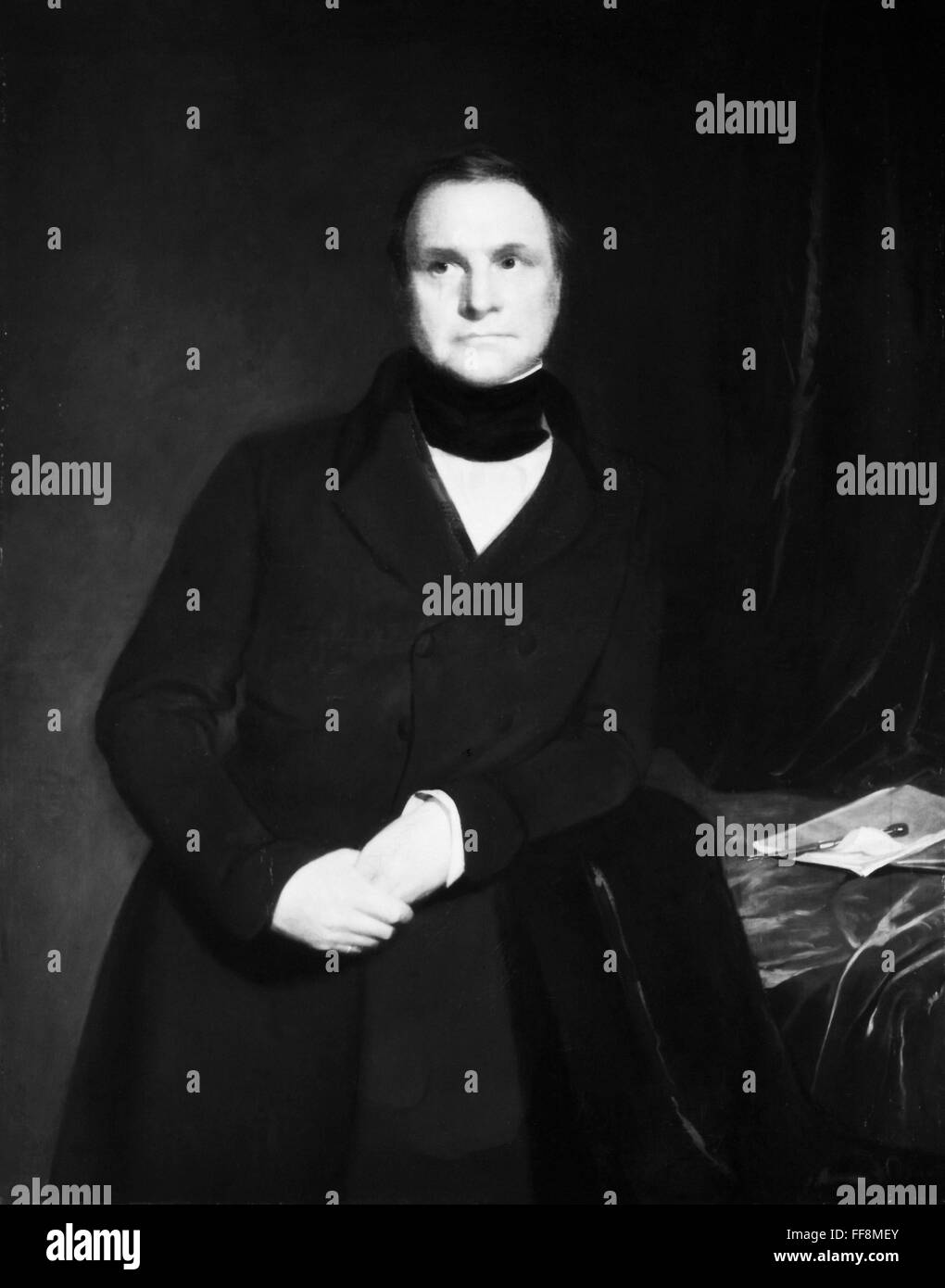 CHARLES BABBAGE (1792-1871). /nEnglish mathematician and inventor. Oil ...