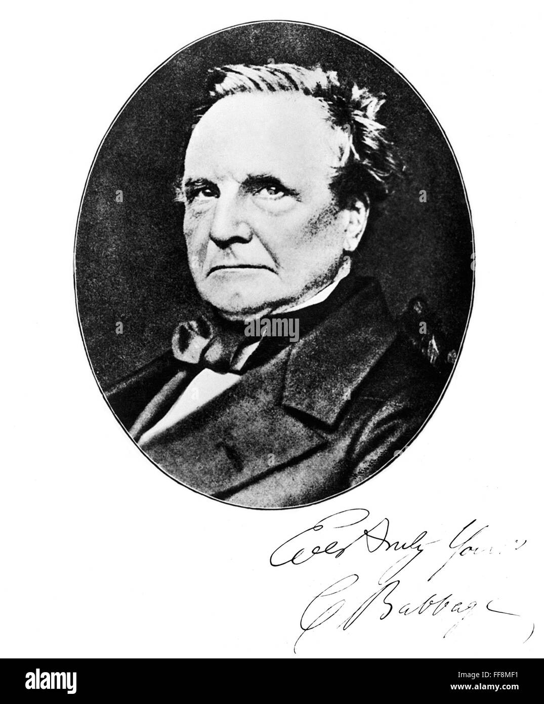 CHARLES BABBAGE (1792-1871). /nEnglish mathematician and inventor ...