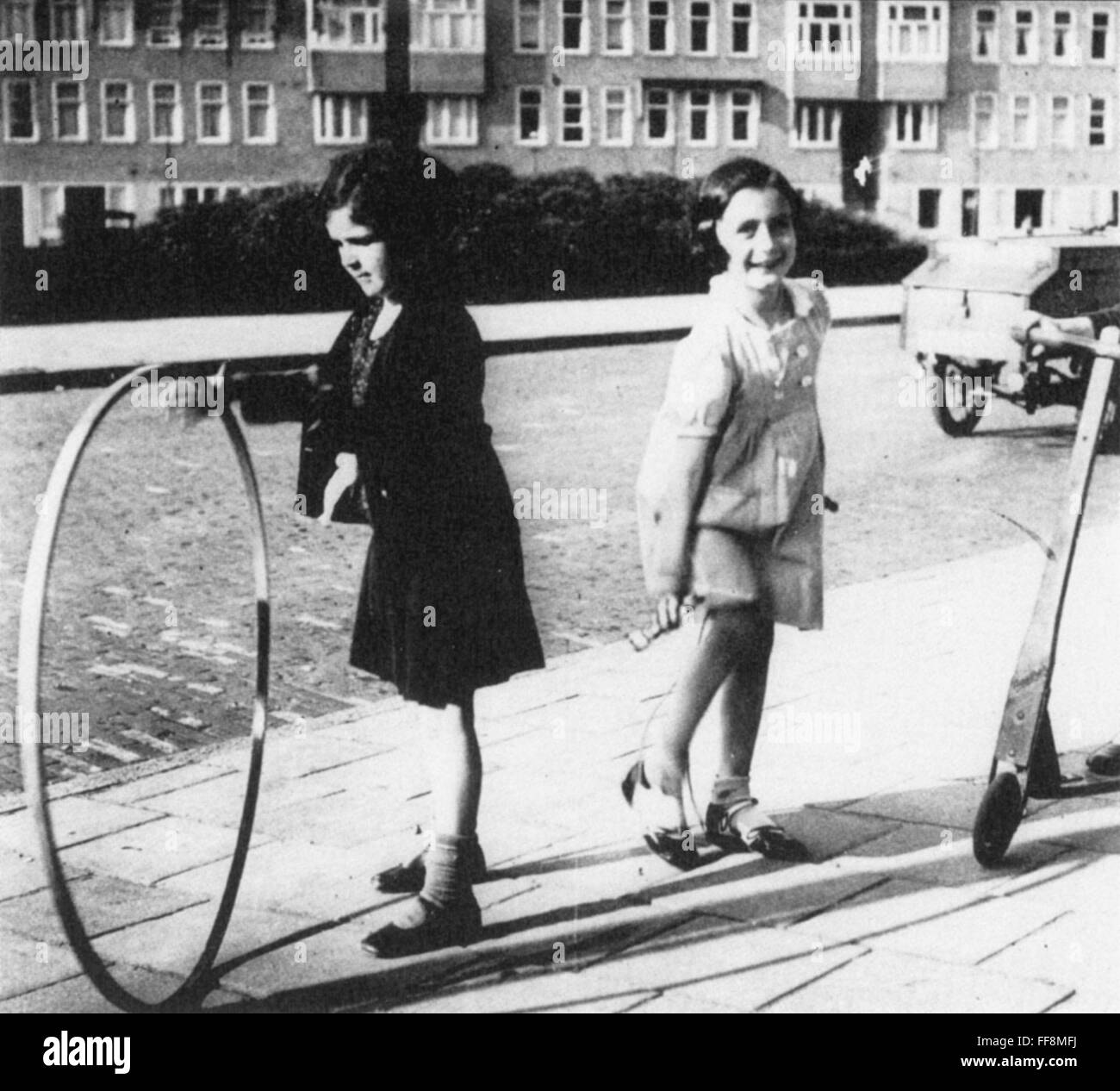 ANNE FRANK (1929-1945). /nGerman-Jewish diarist. Anne, at age six, with ...