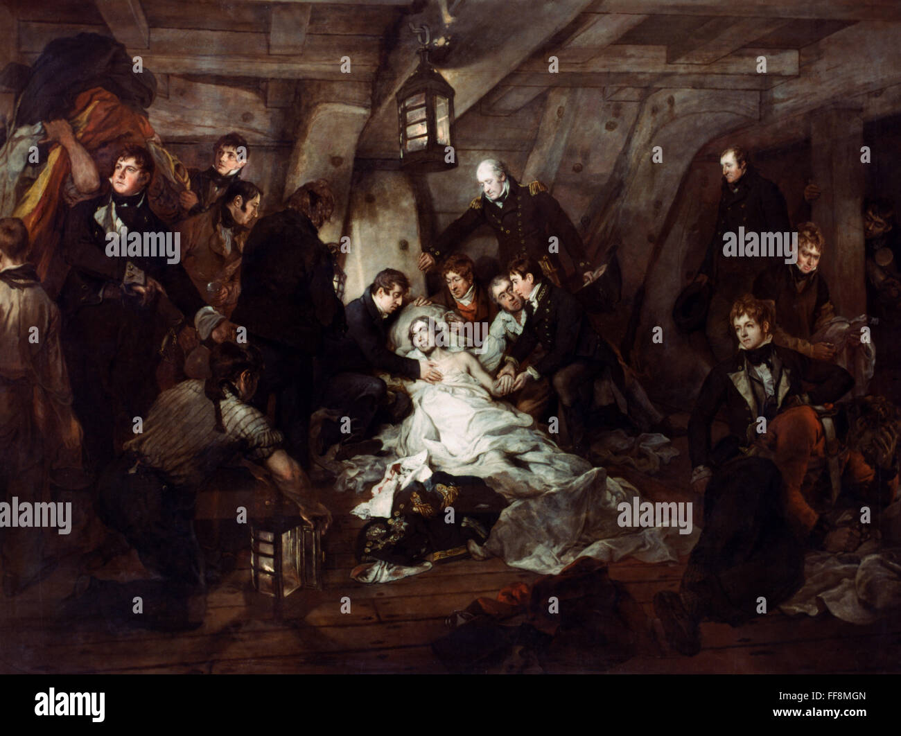 Arthur william devis death of nelson hi-res stock photography and ...