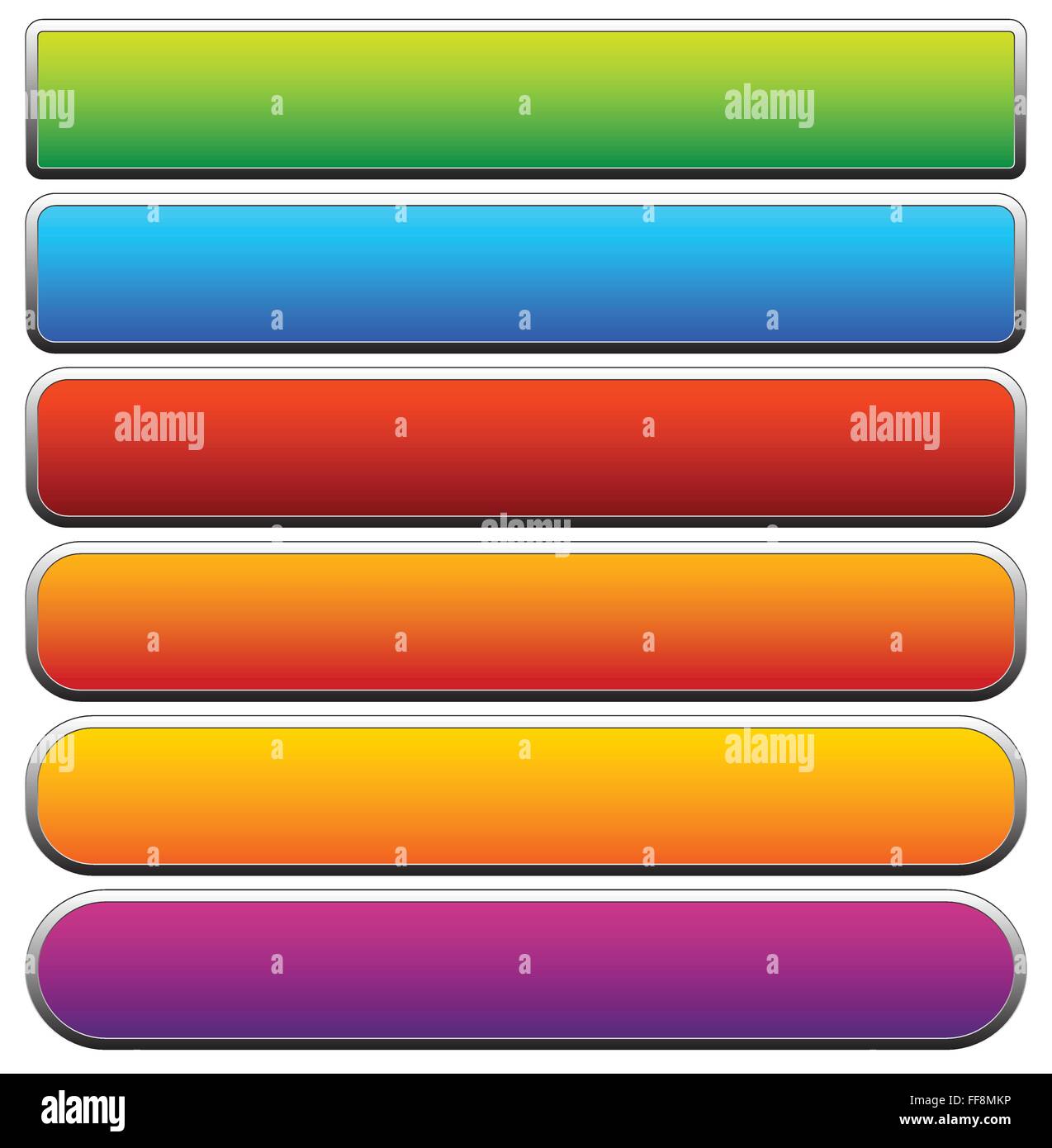 Set of colorful button / banner backgrounds with empty space Stock Vector Image & Art - Alamy