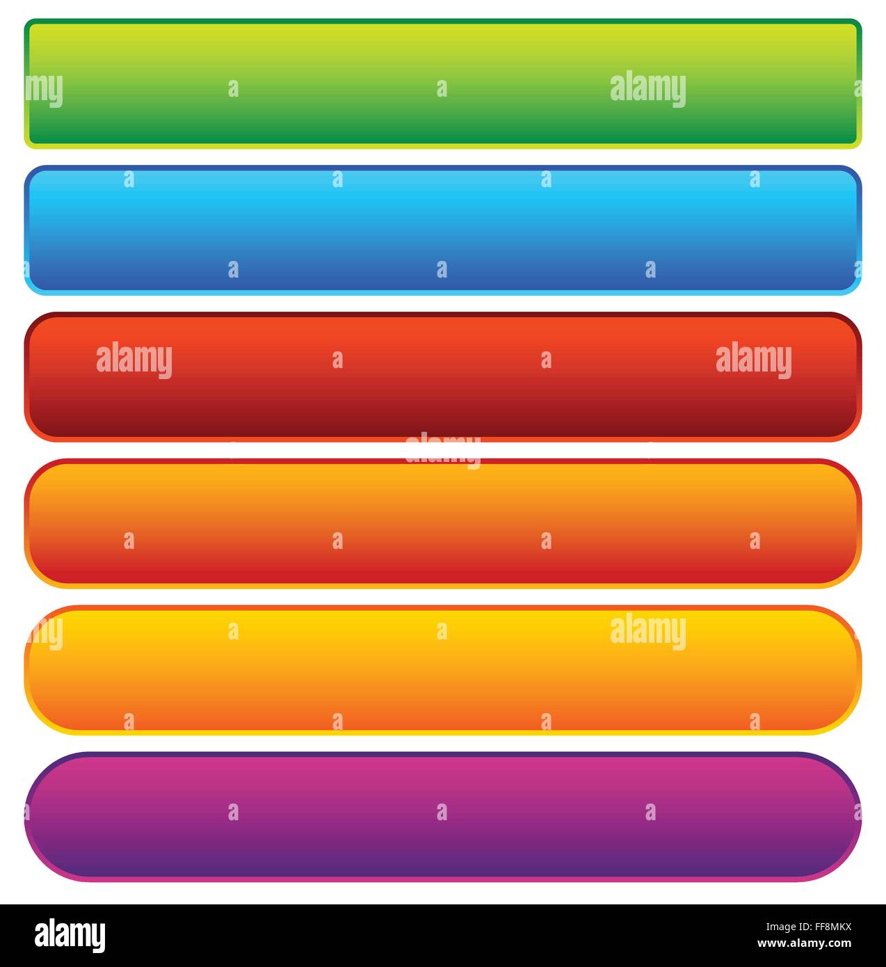 Set of colorful button / banner backgrounds with empty space Stock Vector Image & Art - Alamy