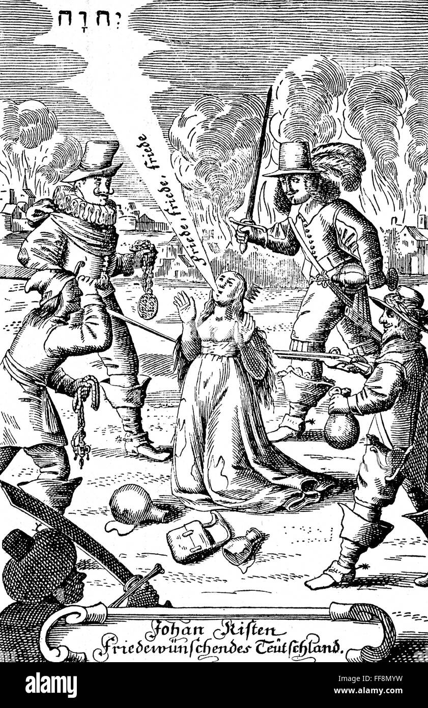 JOHANN VON RIST (1607-1667). /nGerman poet and writer. Title page of ...