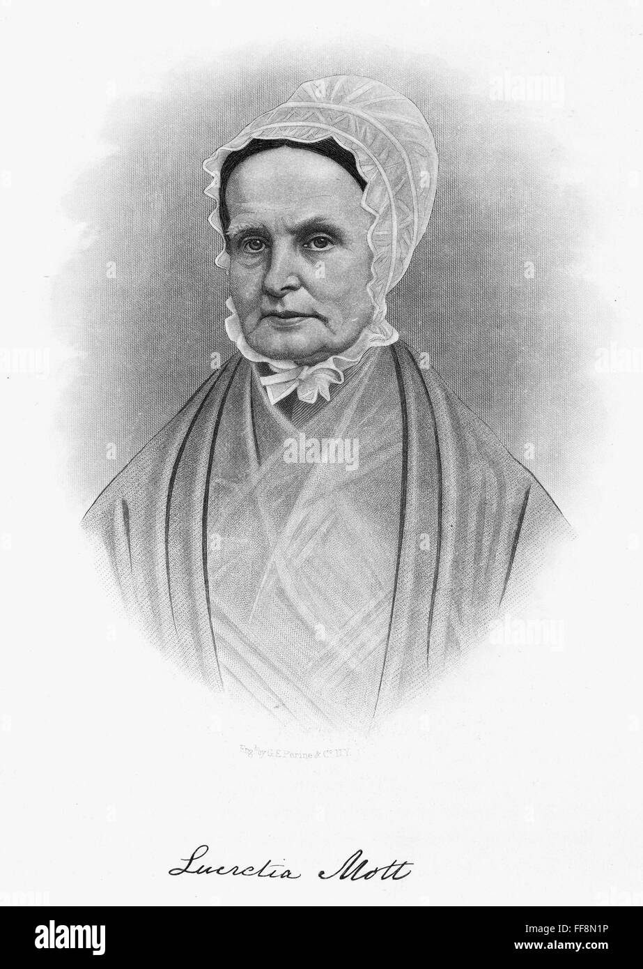 LUCRETIA COFFIN MOTT /n(1793-1880). American Quaker minister and woman ...
