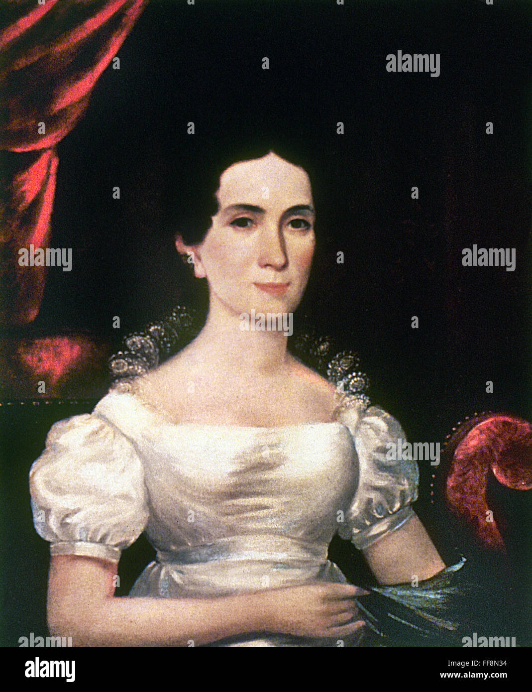 LETITIA CHRISTIAN TYLER /n(1790-1842). First wife of President John ...