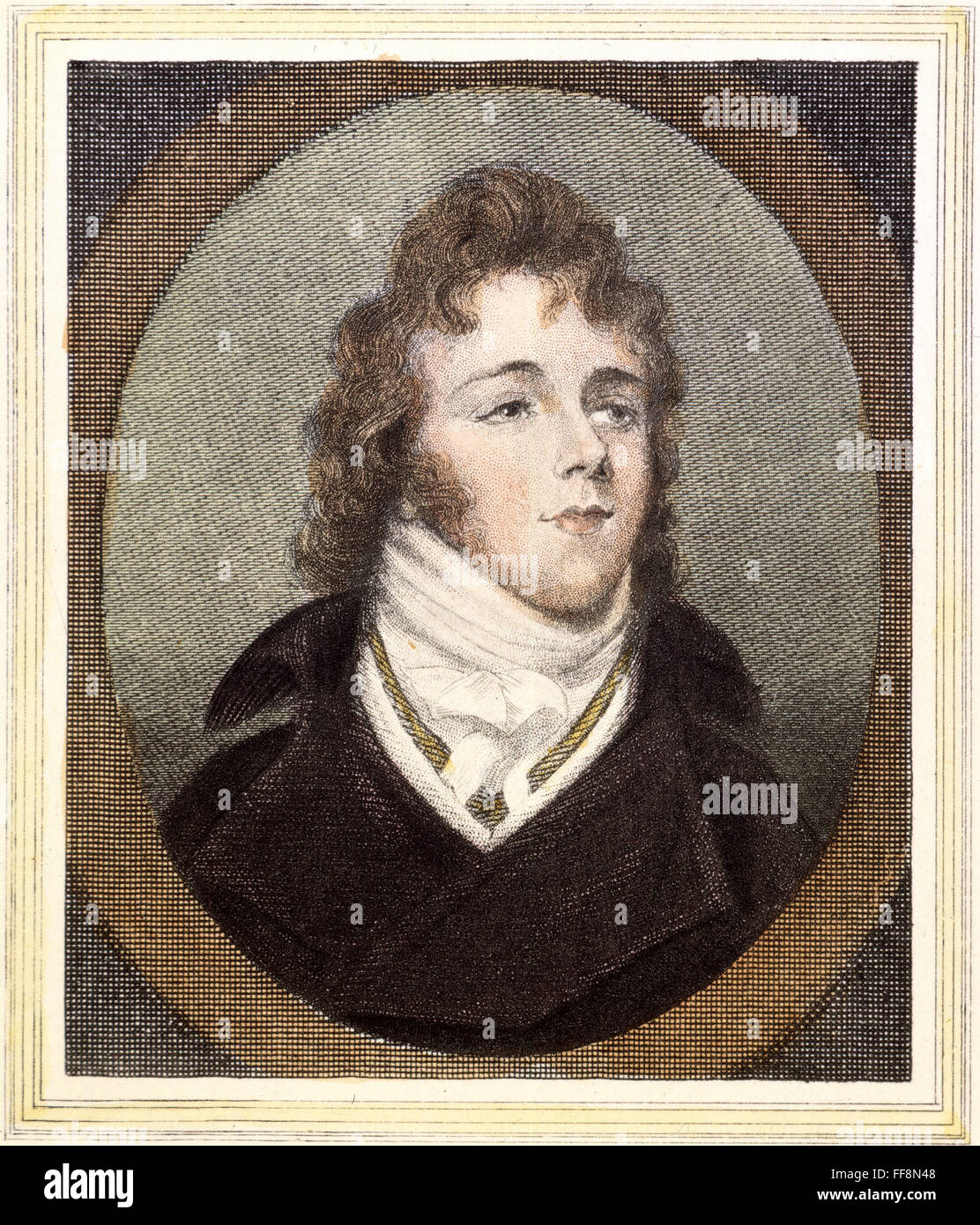 GEORGE BRUMMELL (1778-1840). /nKnown as Beau Brummell: colored ...