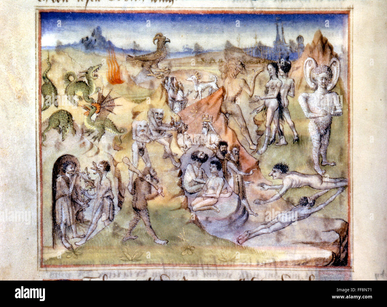 ETHIOPIA, c1460. /nFanciful view of Ethiopia. Miniature from a French ...