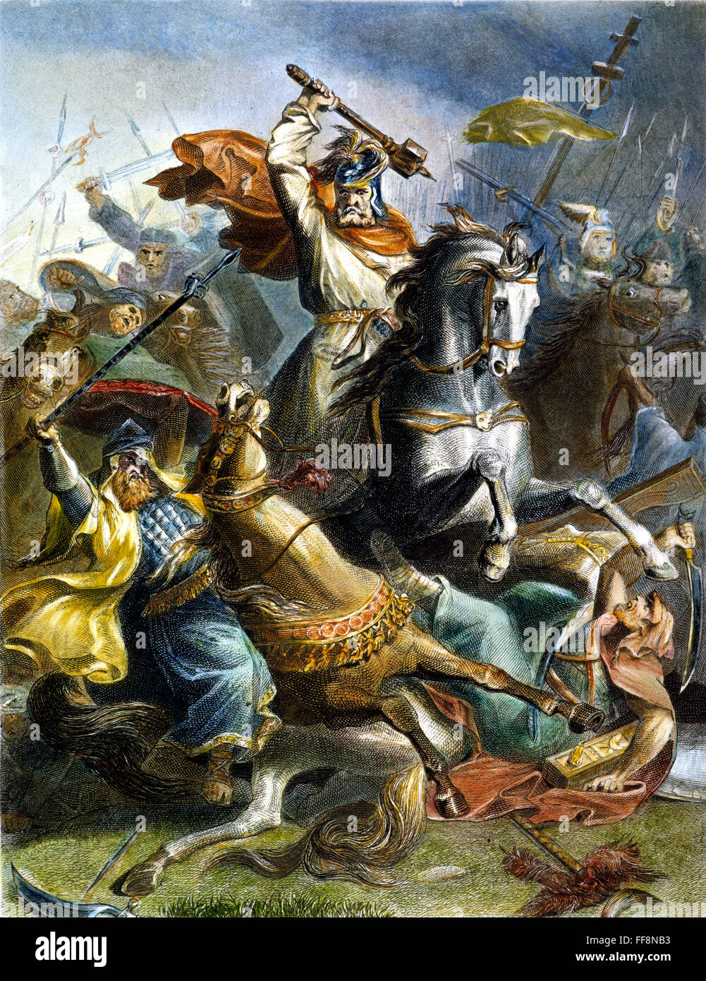 CHARLES MARTEL (c688-741). /nFrankish ruler, Duke of Austrasia, 715-741 ...