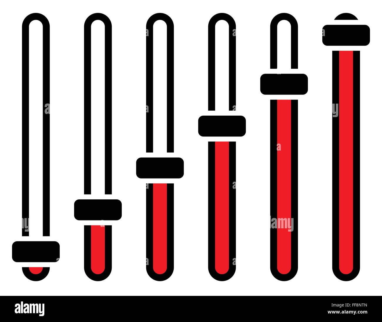 Slide potentiometer Stock Vector Images - Alamy
