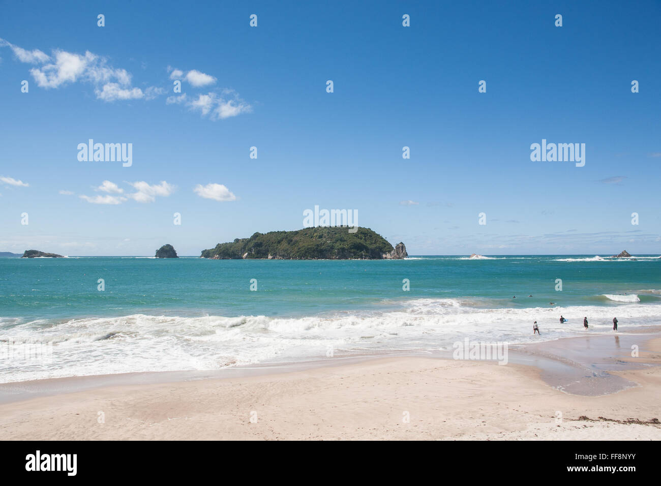 Pacific hahei beach hi-res stock photography and images - Alamy