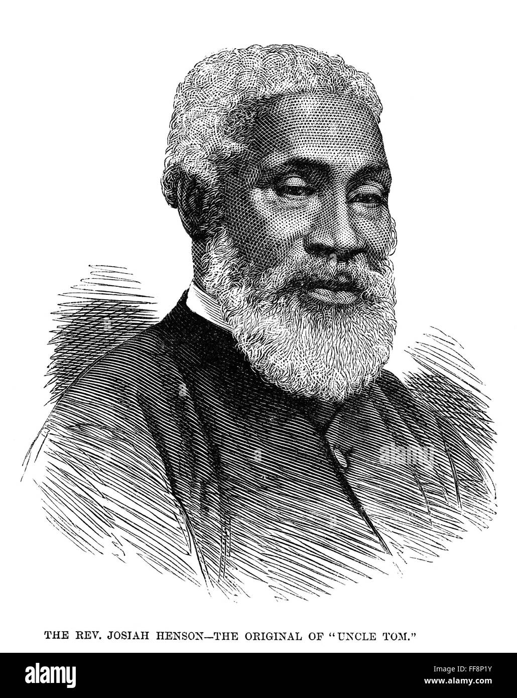 JOSIAH HENSON (1789-1883). /nAmerican Negro leader and former slave ...