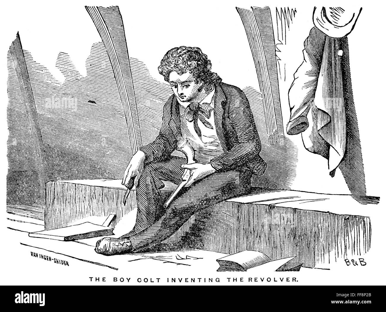 SAMUEL COLT (1814-1862). /nAmerican inventor. Colt, as a youth of 16 ...