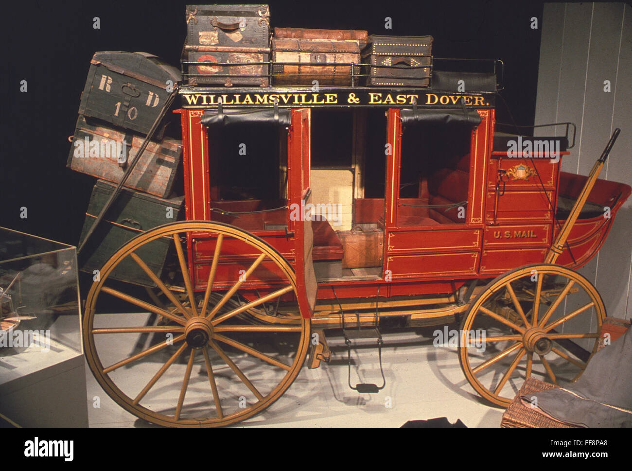 AMERICAN STAGECOACH, 19th C Stock Photo - Alamy
