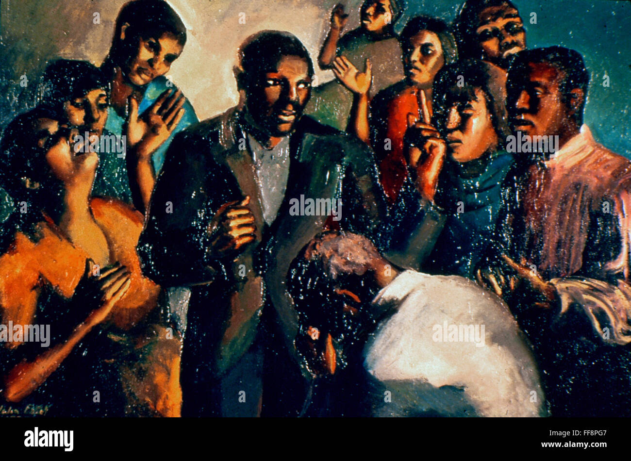 ECKEL: REVIVAL, 1934. /nOil on fabric, canvas by Julia Eckel, 1934 ...