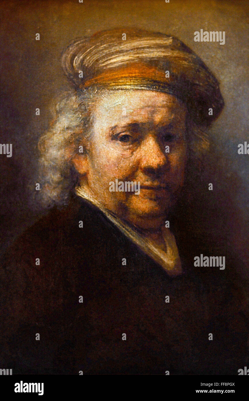 REMBRANDT van RIJN /n(1606-1669). Dutch painter and etcher. Last self ...