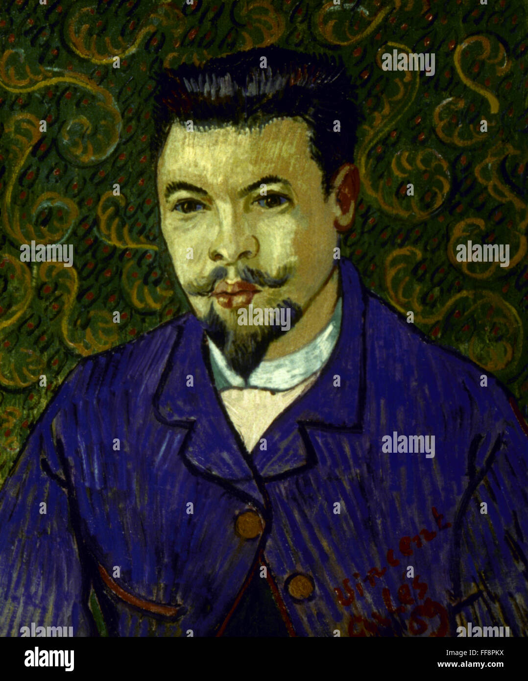 VAN GOGH: DR REY, 19th C. /nPortrait of Dr Felix Rey. Oil on canvas by ...